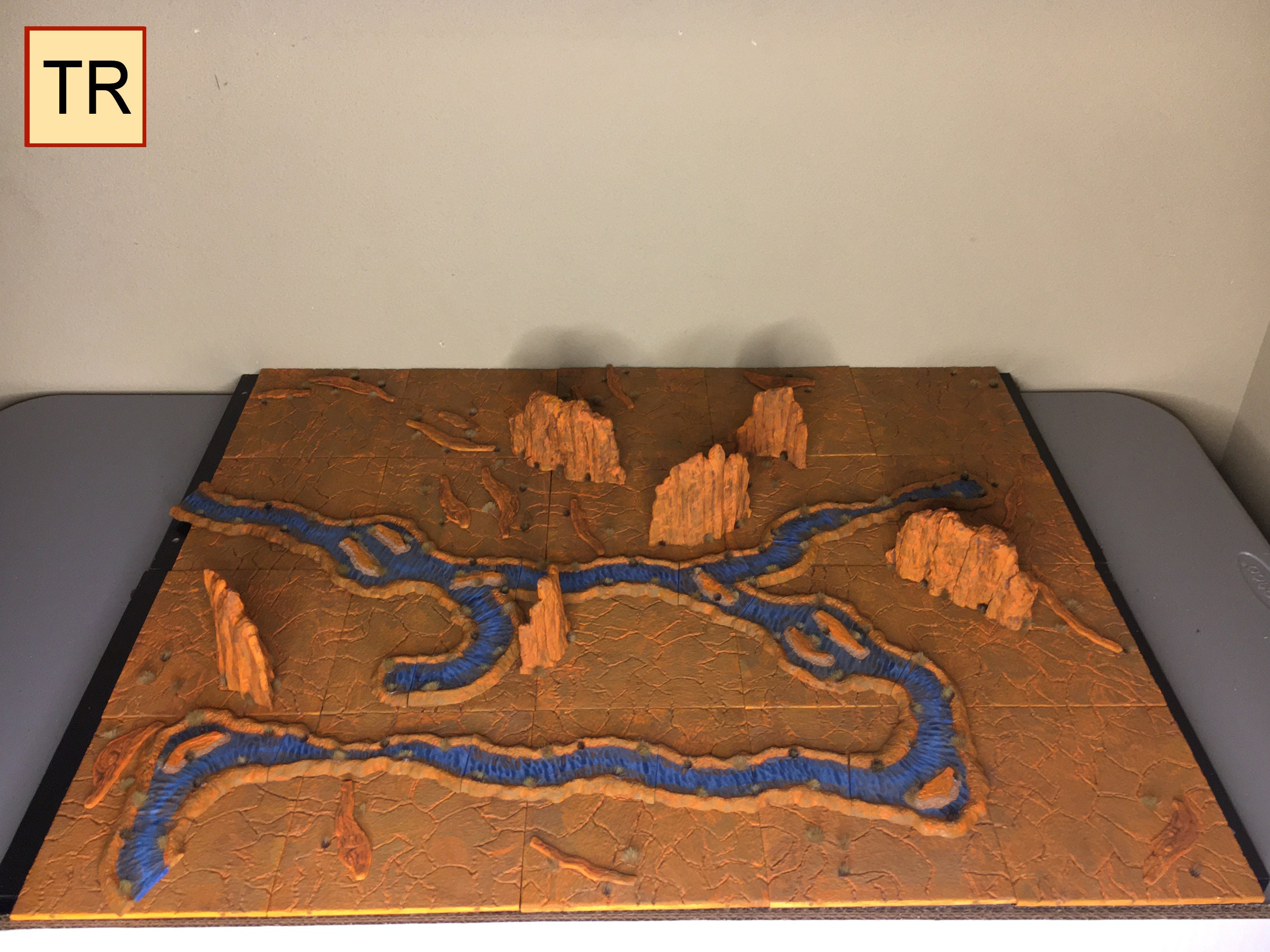 Badlands River Tile Set With Magnetic Ends for Warhammer Tabletop ...