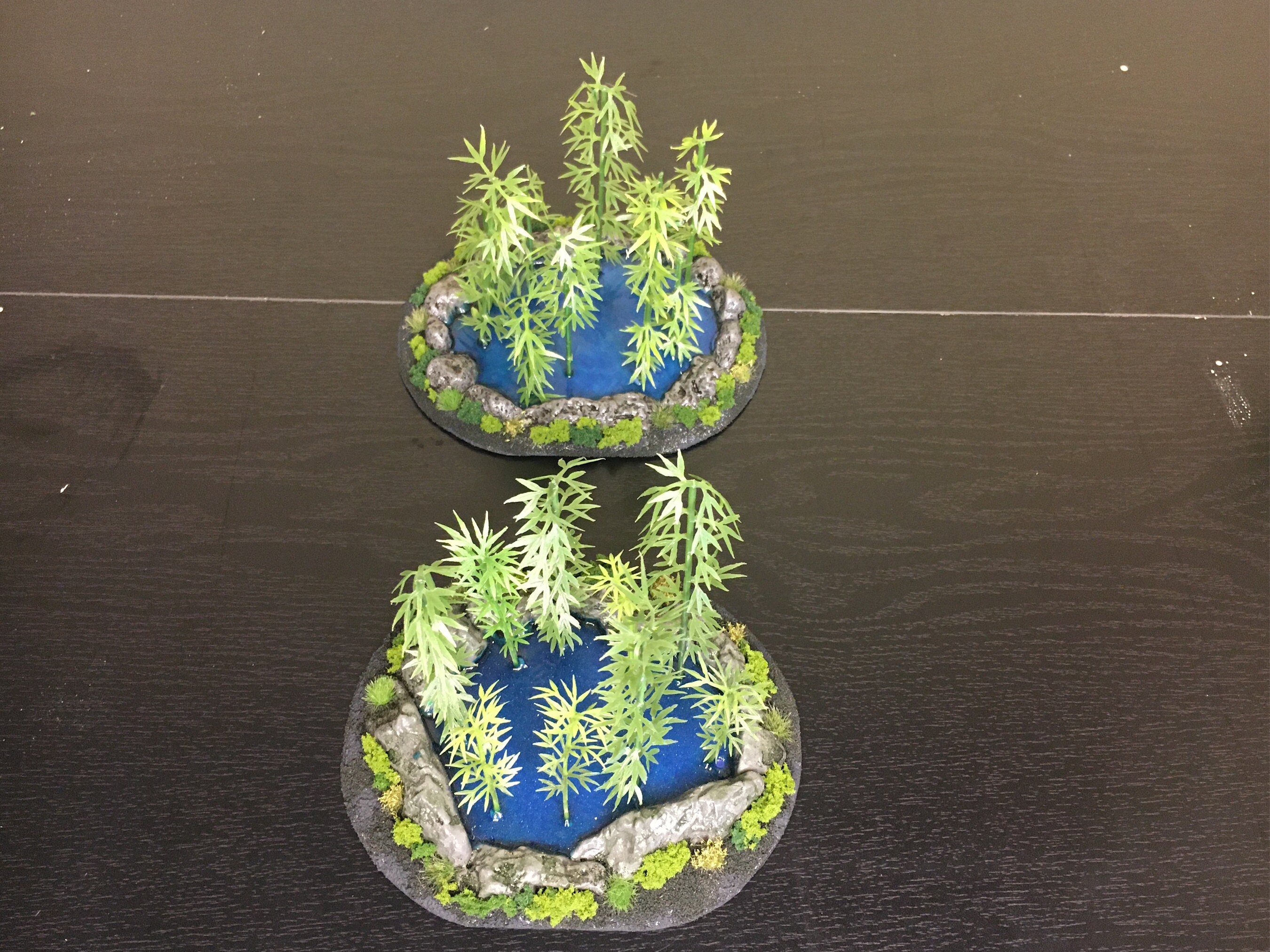 Bamboo Pond Terrain Tile Set for Warhammer Tabletop Gaming - Etsy