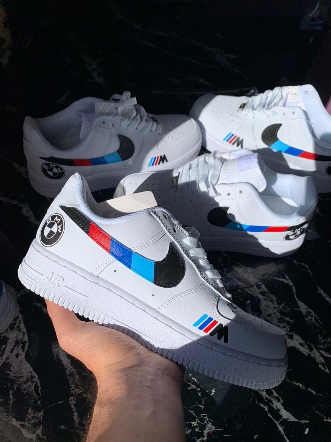 BMW Custom Air Force 1 Personalized Designs à La Main Air Force Custom ...