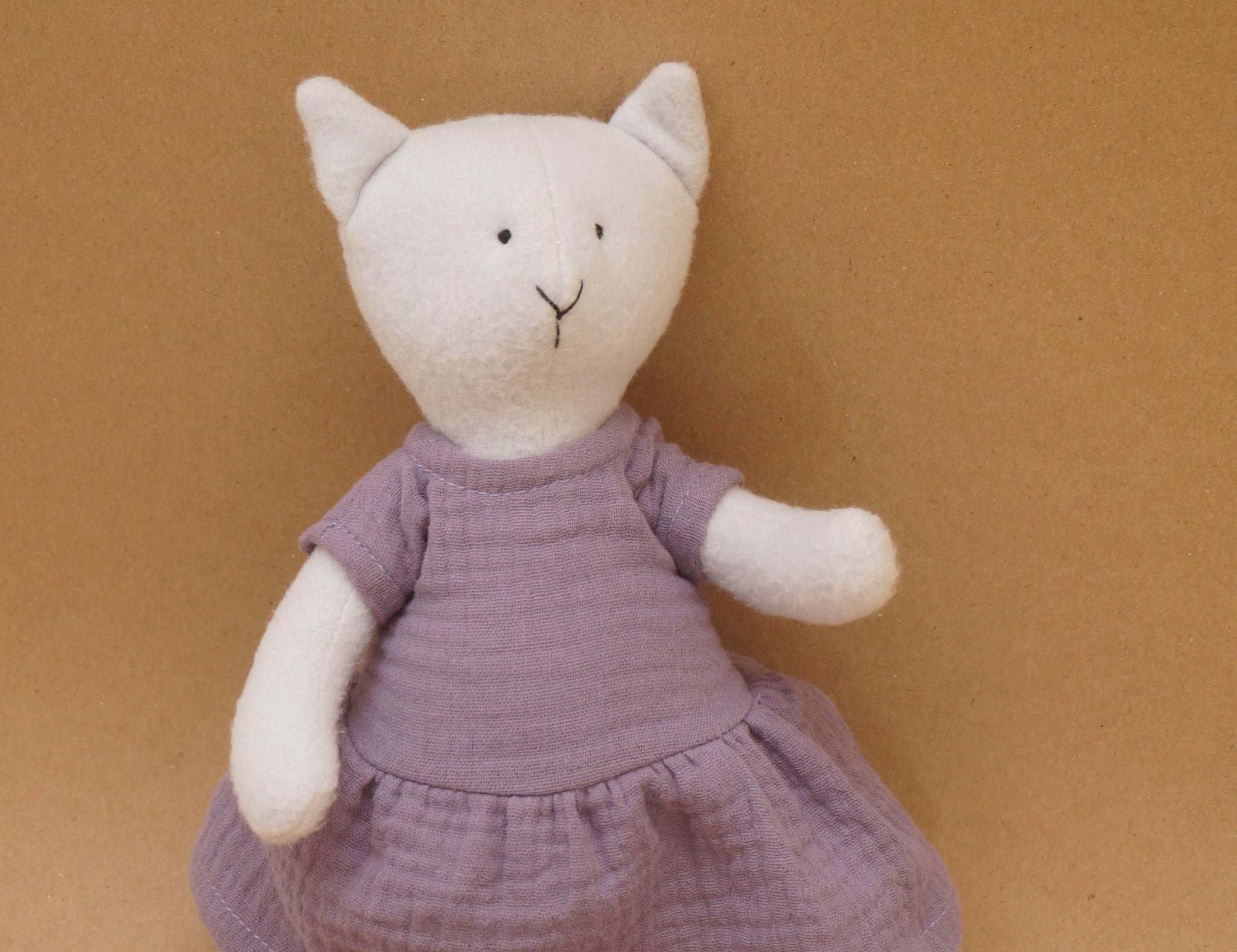 Cat With Dress Pattern and Sewing Tutorial - Etsy
