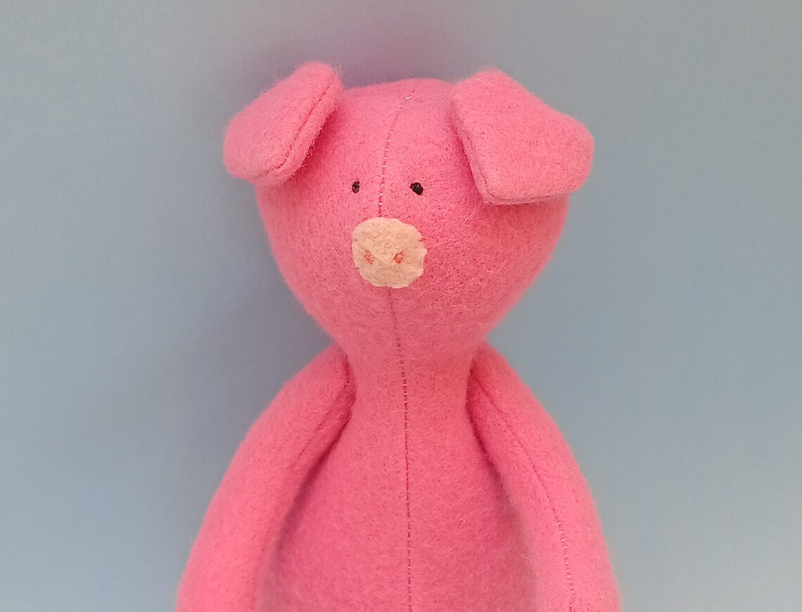 Pig Doll in Dress Sewing Pattern and Tutorial PDF - Etsy