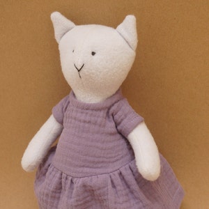 Cat With Dress Pattern and Sewing Tutorial - Etsy
