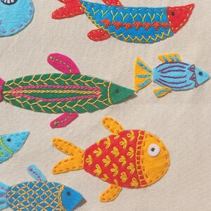 Felt Fishes, Easy Embroidery and Applique Design PDF - Etsy