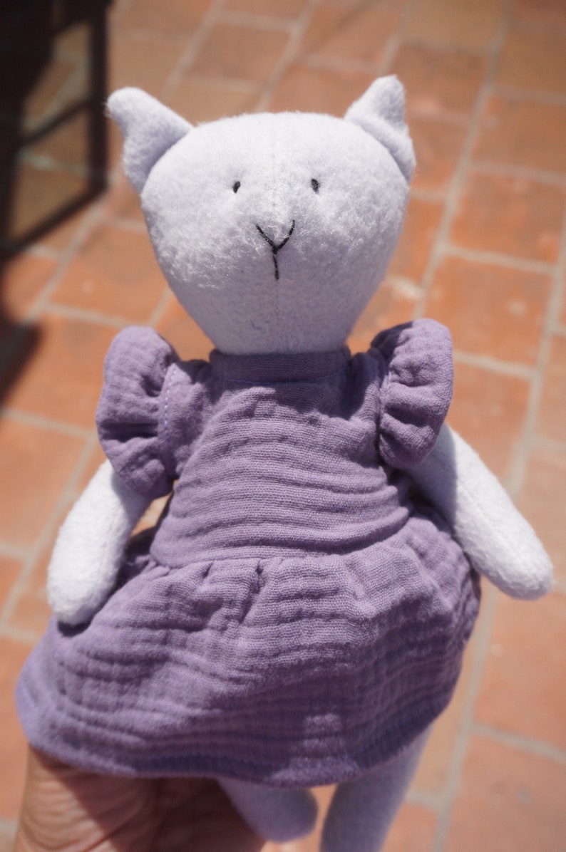 Cat With Dress Pattern and Sewing Tutorial - Etsy