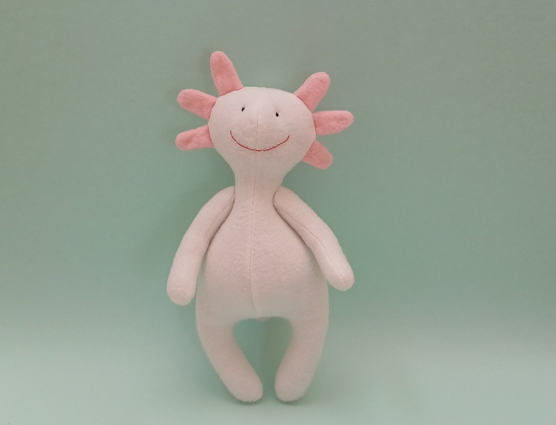 Axolotl Doll in Dress Sewing Pattern and Tutorial PDF - Etsy