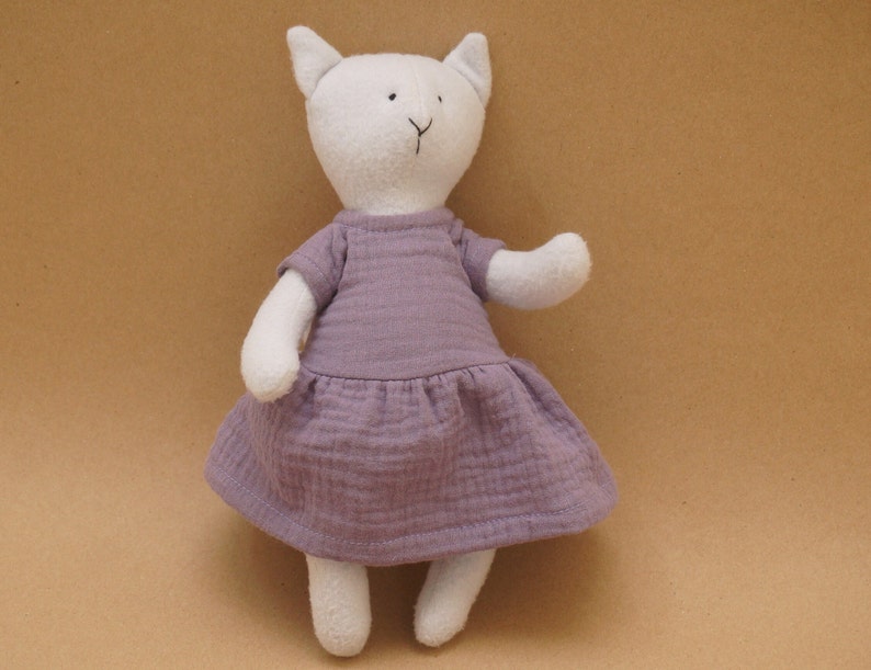 Cat With Dress Pattern and Sewing Tutorial - Etsy