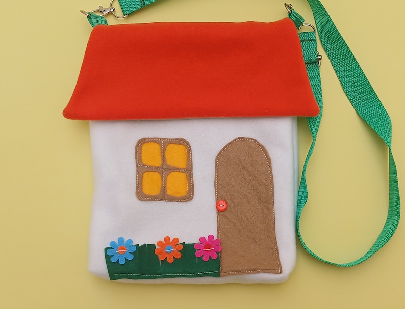 Doll House Bag, Kid Shoulder Bag, Sewing Pattern and Tutorial PDF - Etsy