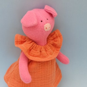 Pig Doll in Dress Sewing Pattern and Tutorial PDF - Etsy