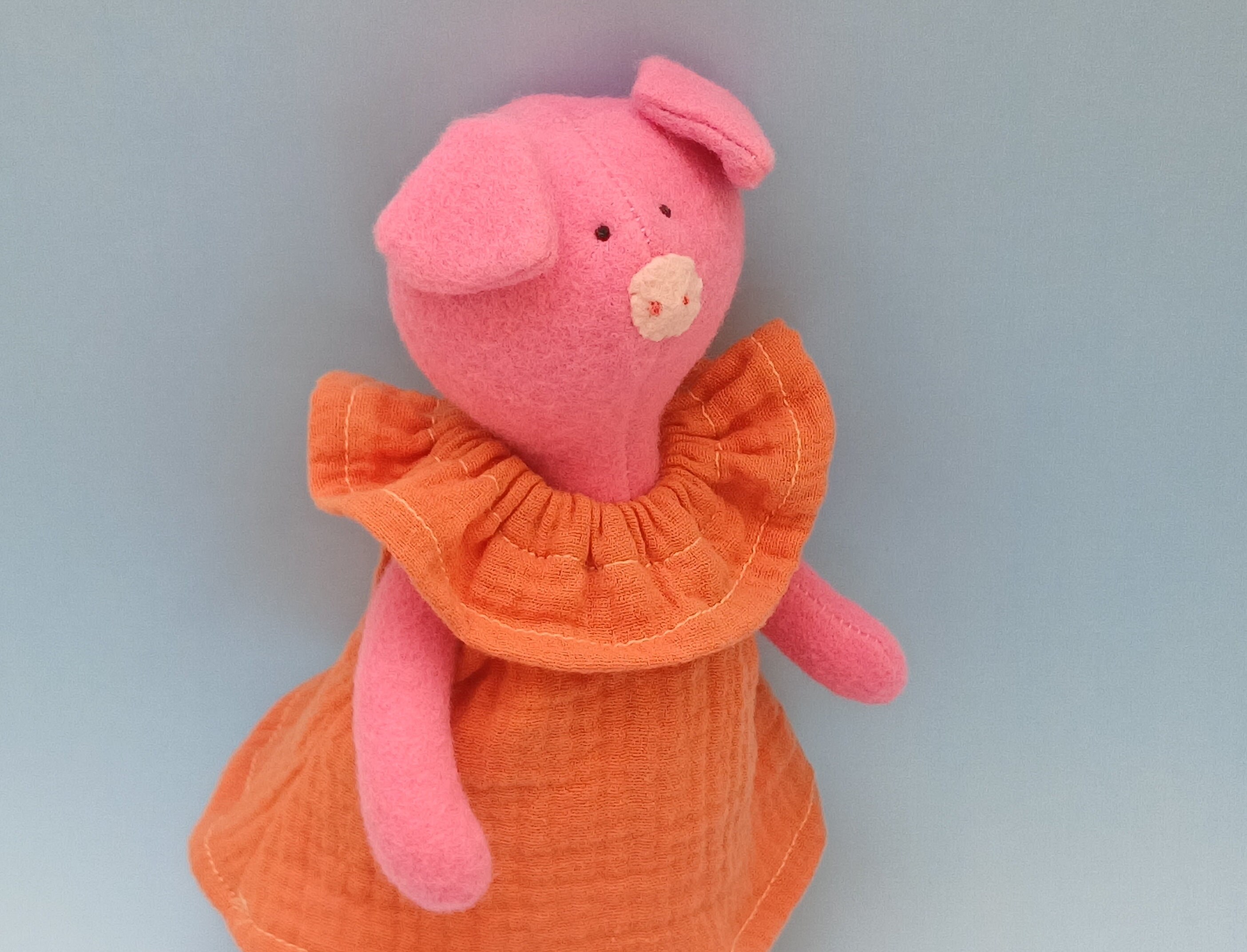 Pig Doll in Dress Sewing Pattern and Tutorial PDF - Etsy