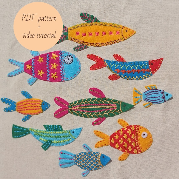Felt Fish - Etsy