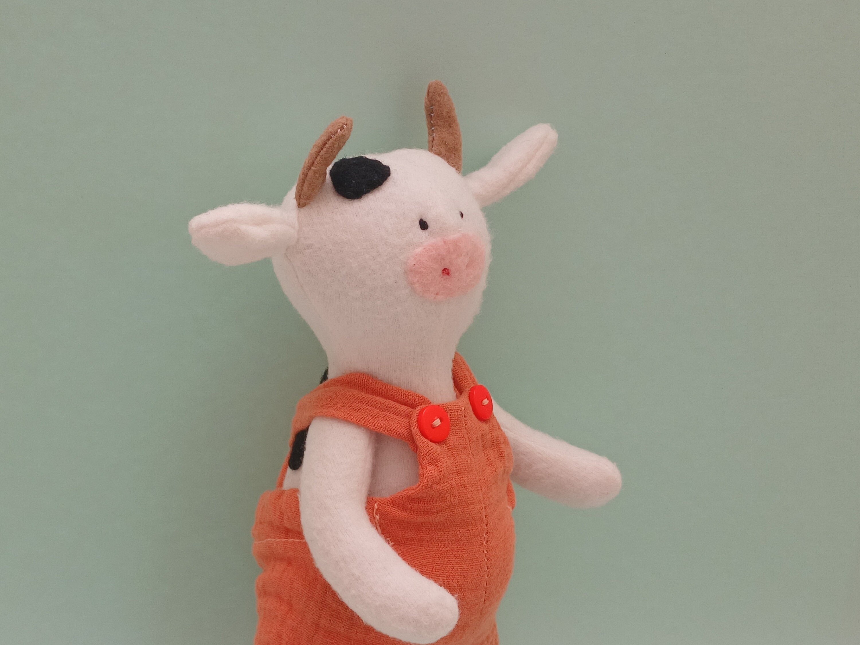 Cow Doll in Pants Sewing Pattern and Tutorial PDF - Etsy Australia
