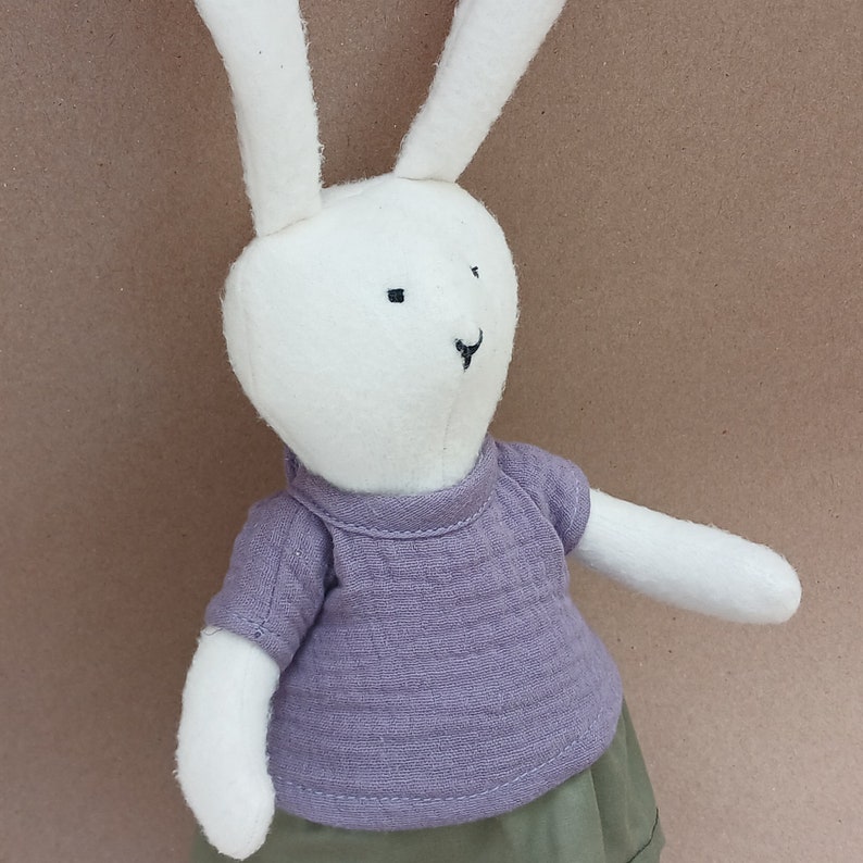 Bunny With Clothes, Sewing Pattern and Tutorial PDF - Etsy