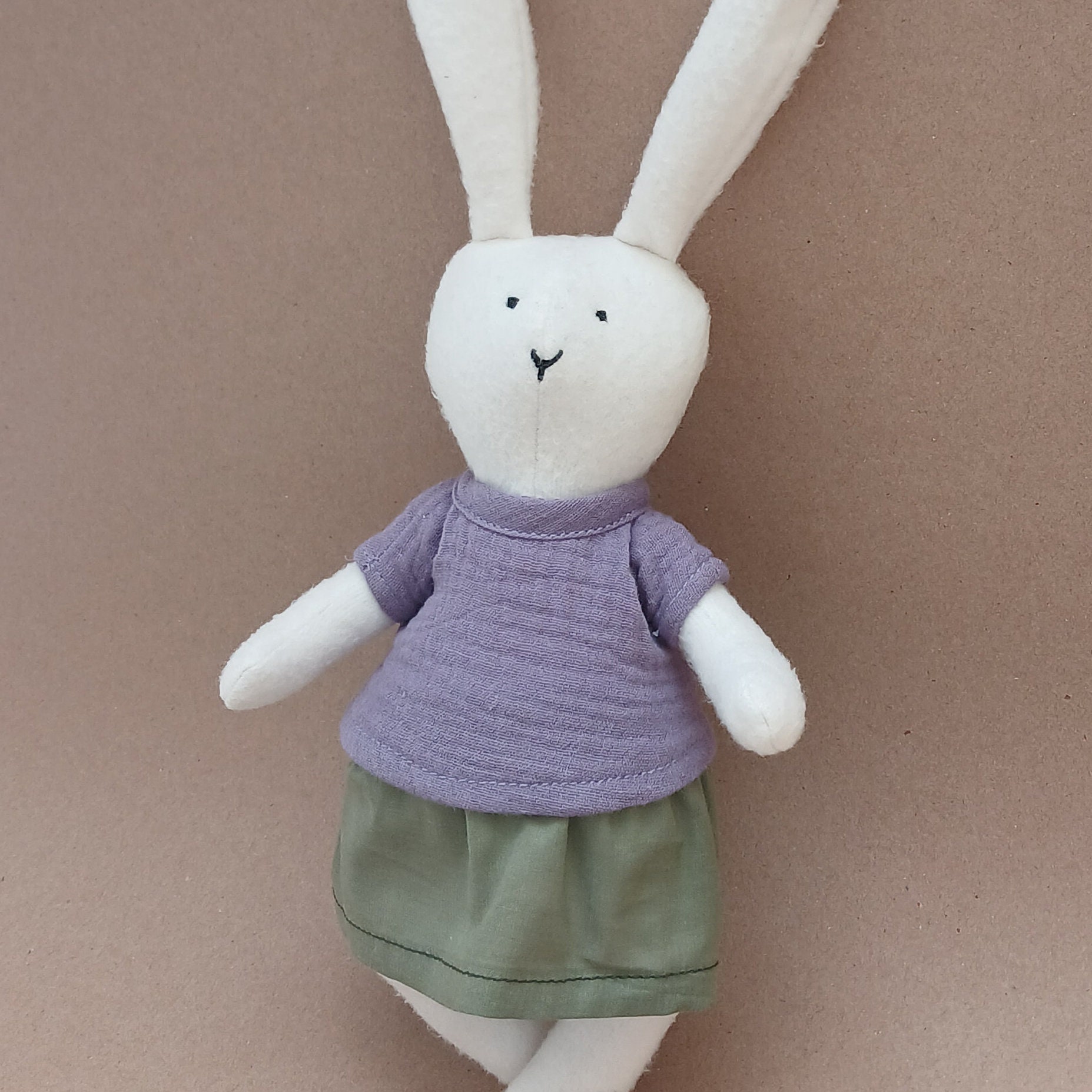 Bunny With Clothes, Sewing Pattern and Tutorial PDF - Etsy