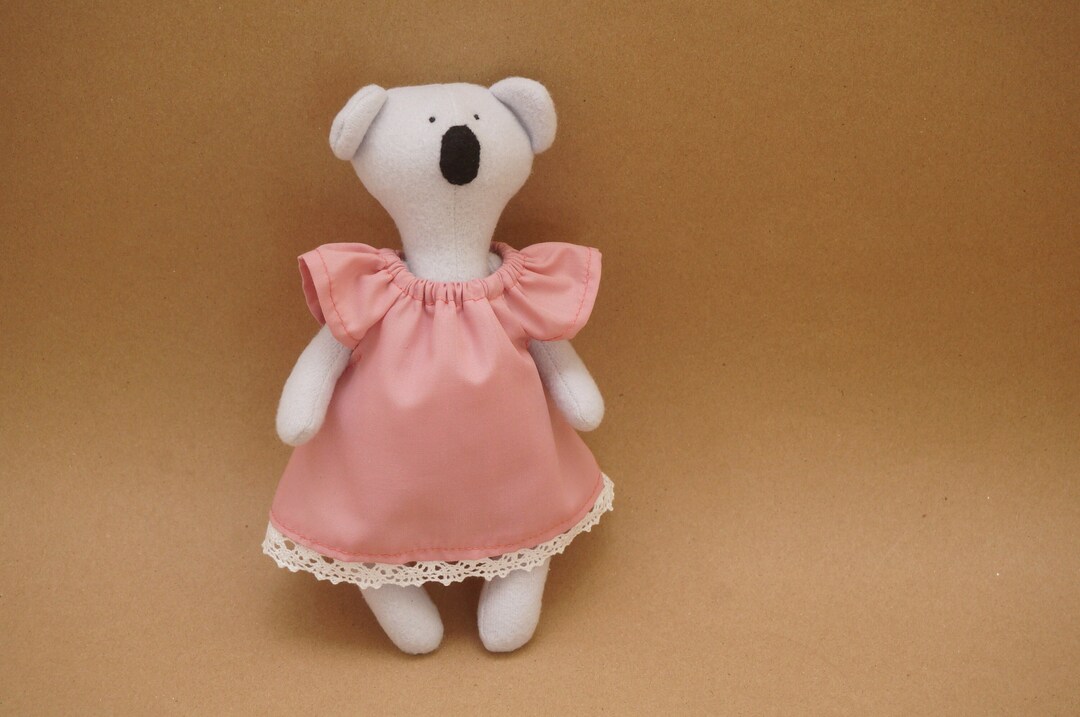 Koala in Dress Sewing Pattern and Tutorial PDF - Etsy