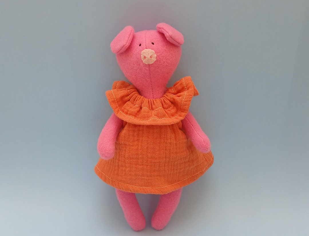 Pig Doll in Dress Sewing Pattern and Tutorial PDF - Etsy