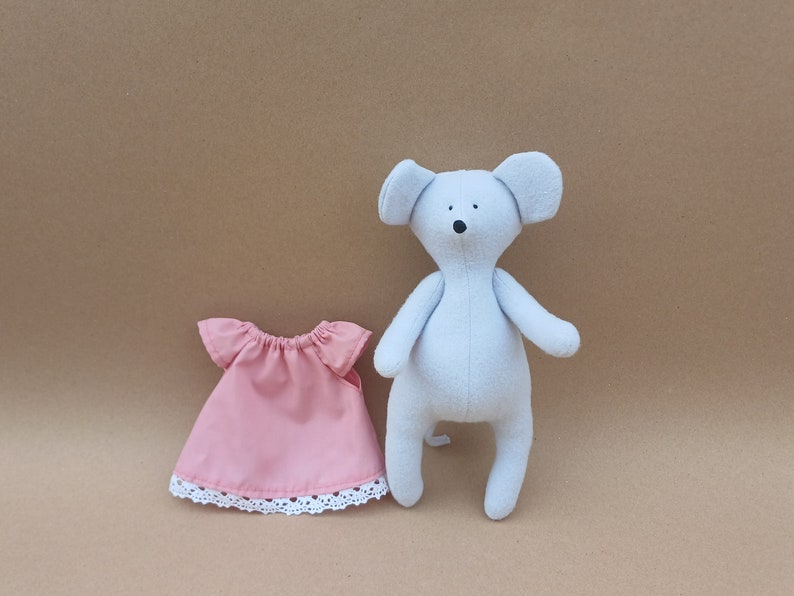 Mouse in Dress Sewing Pattern and Tutorial PDF - Etsy