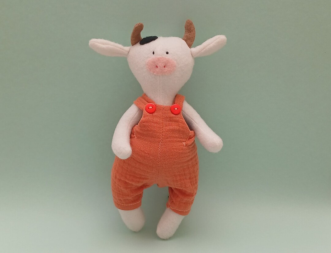 Cow Doll in Pants Sewing Pattern and Tutorial PDF - Etsy