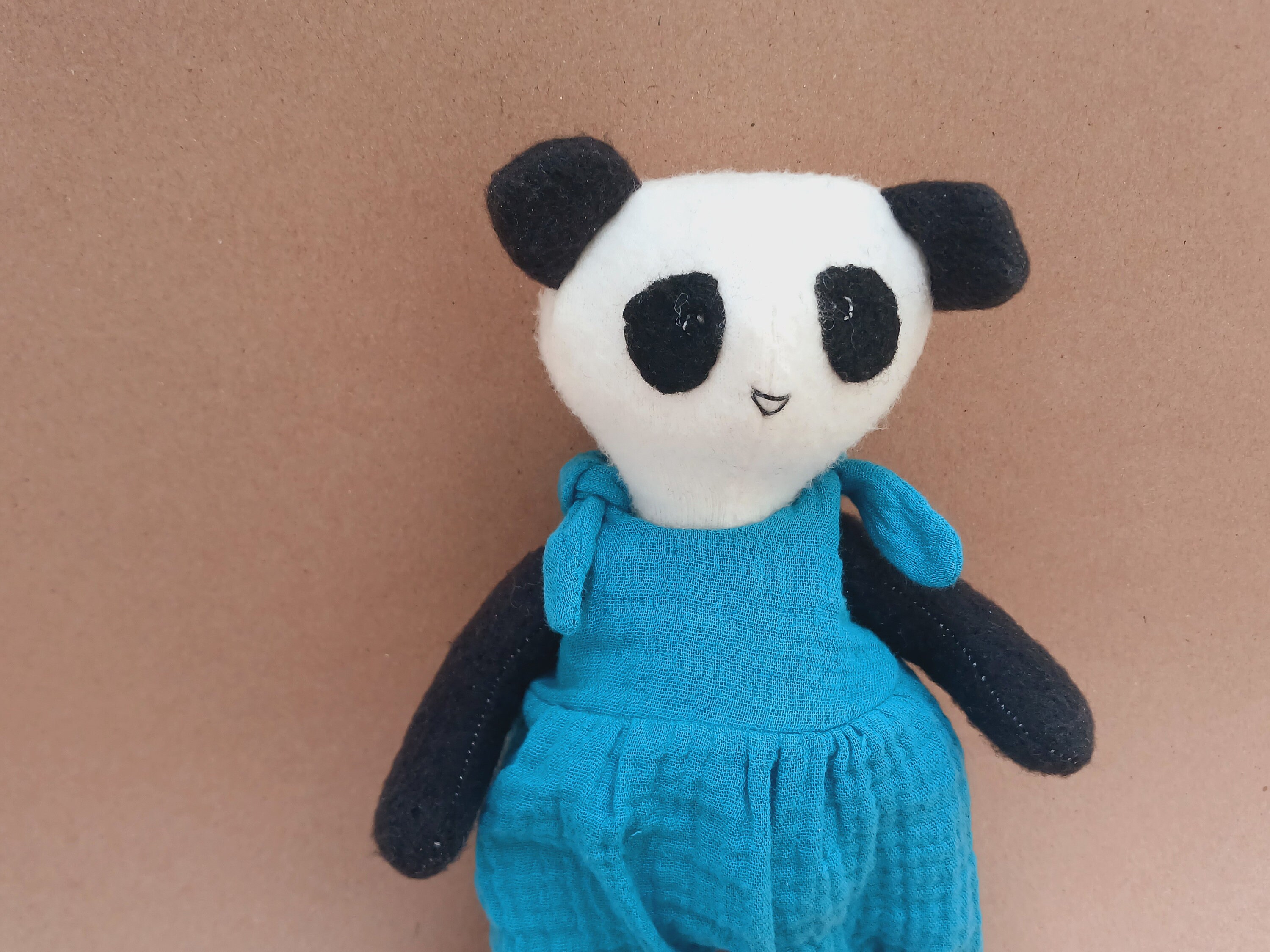Panda With Clothes Sewing Pattern and Tutorial PDF - Etsy
