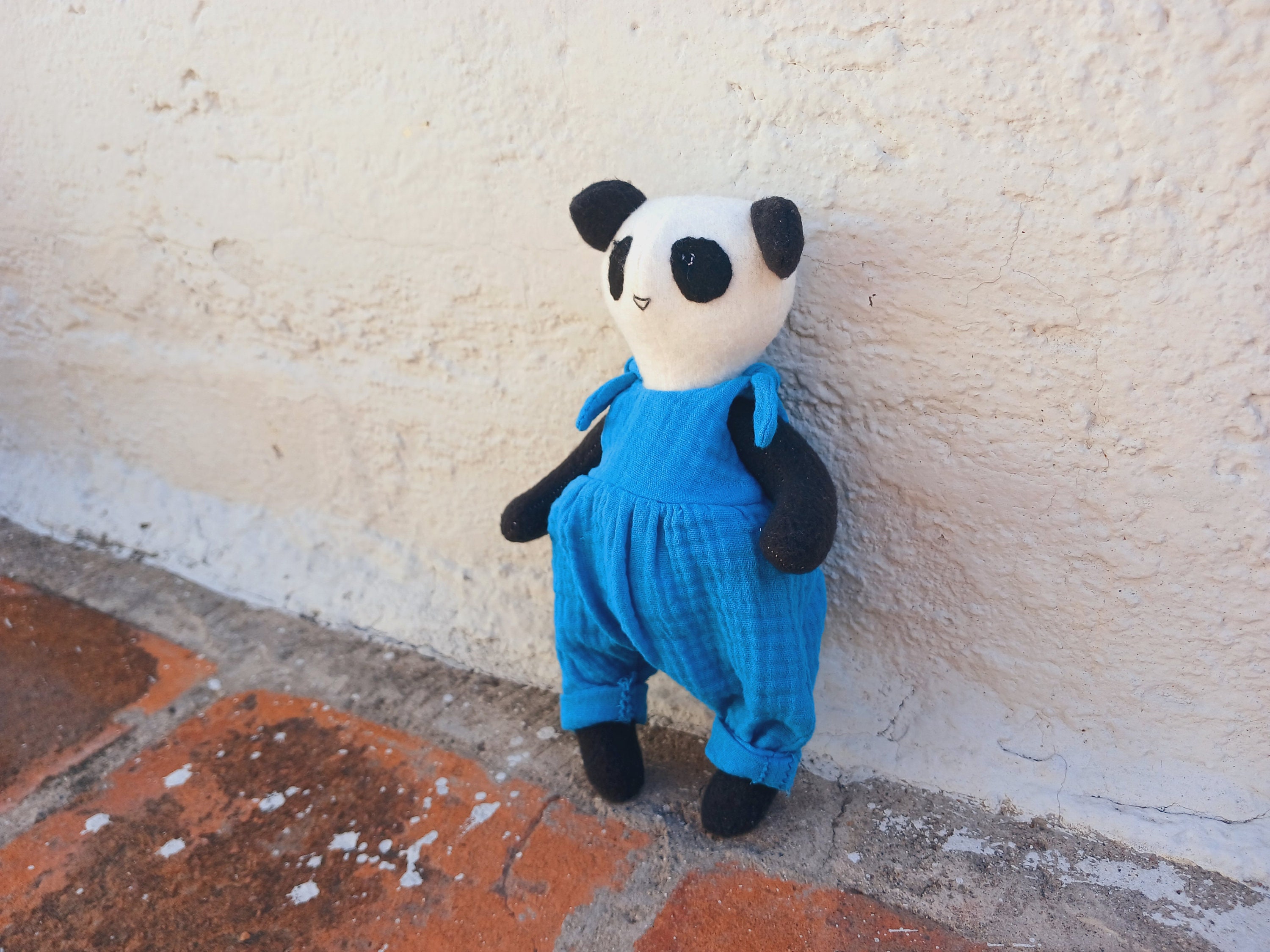 Panda With Clothes Sewing Pattern and Tutorial PDF - Etsy
