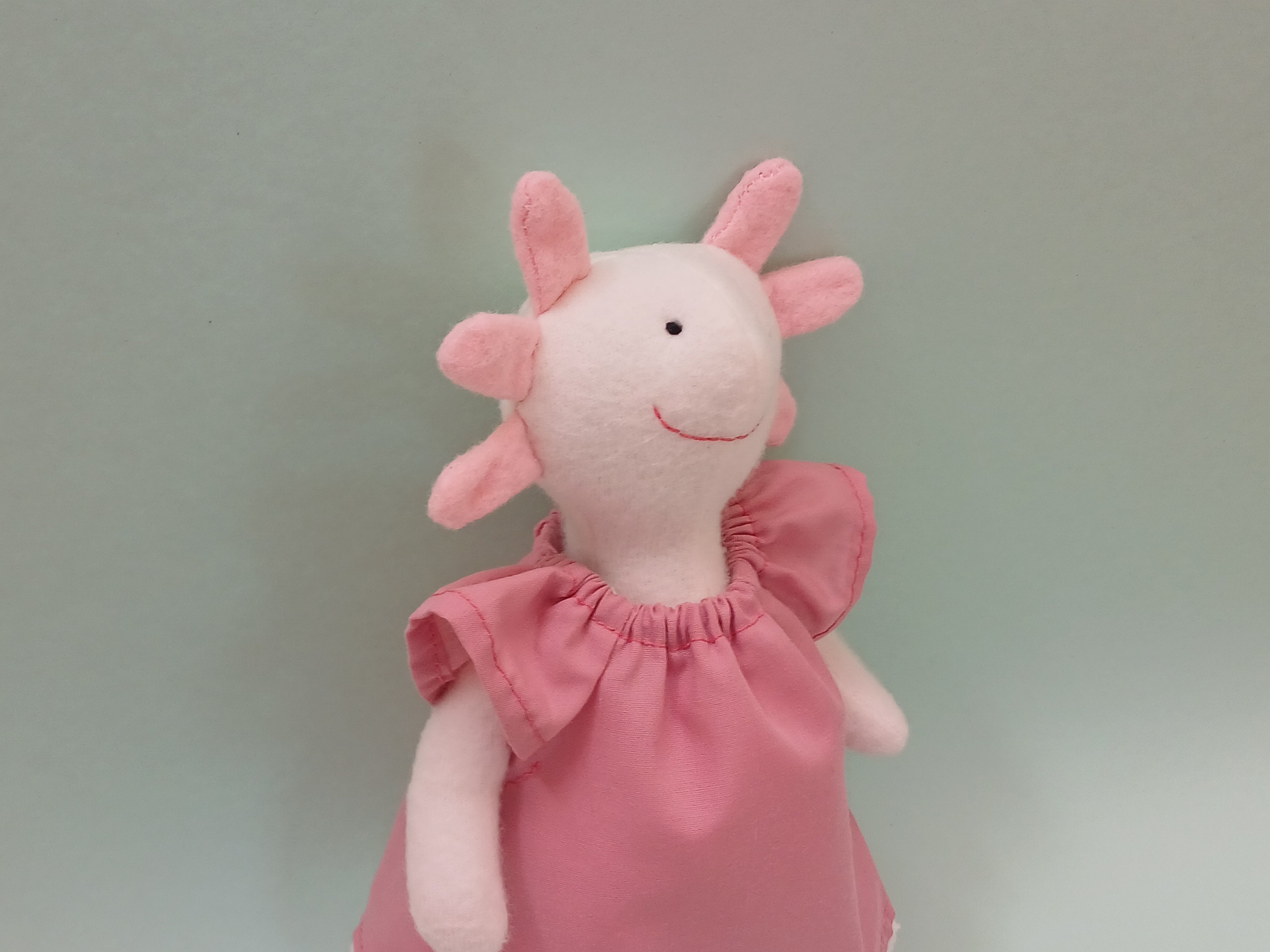 Axolotl Doll in Dress Sewing Pattern and Tutorial PDF - Etsy