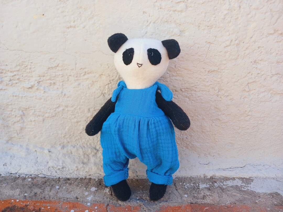 Panda With Clothes Sewing Pattern and Tutorial PDF - Etsy