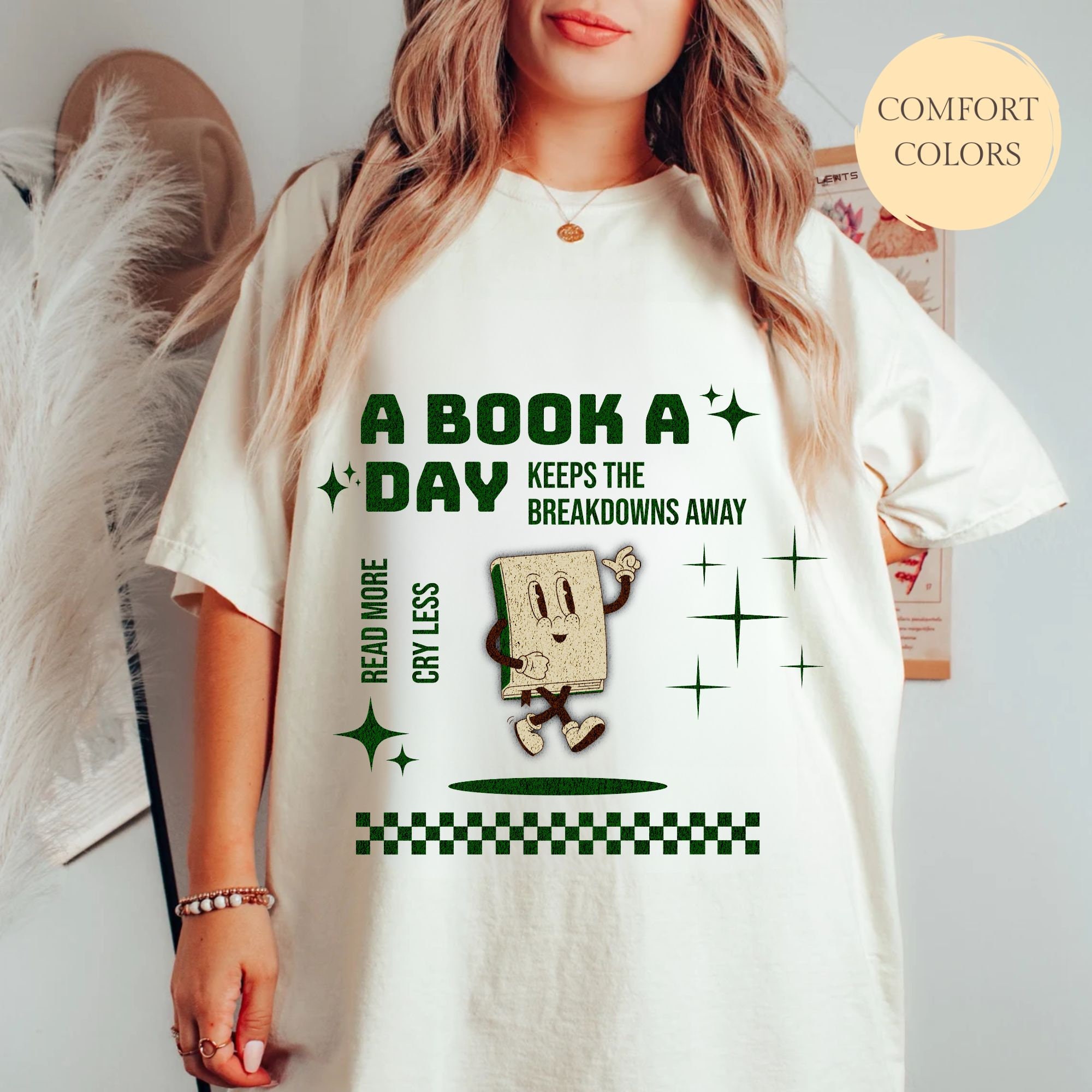 A Book A Day Emily Henry Smut Shirt STFUATTDLAGG Retro Book Tshirt ...