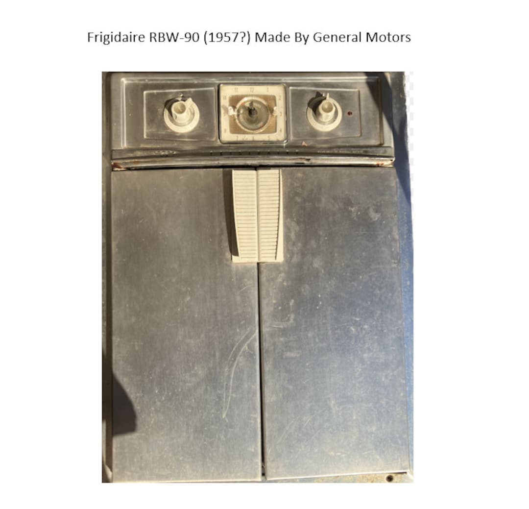 Very Rare: Vintage MCM (1957?) Built-in Frigidaire French Door Wall ...