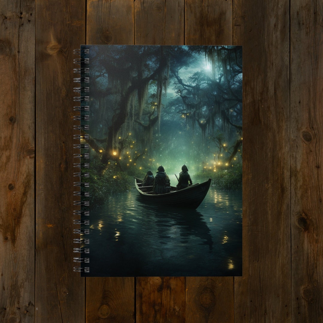 Mystical Marsh Fantasy Art Spiral Notebook 118 Lined Pgs Original Gift ...