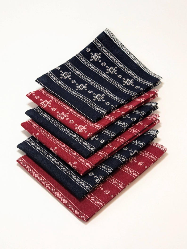 Organic Reusable Paper Towels, Blue & Burgundy, French Country Vintage ...