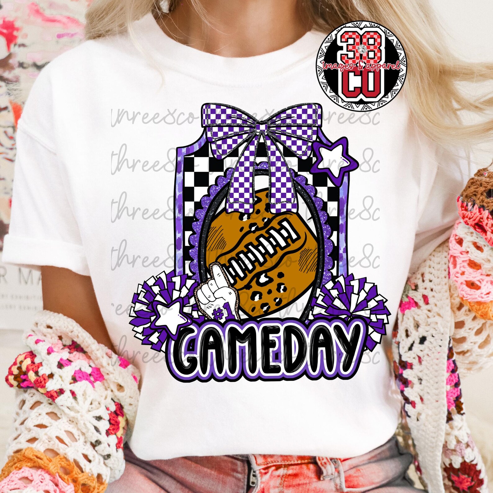 Purple Gameday Png, Team Spirit Png, Football Season Png, Gameday Png ...