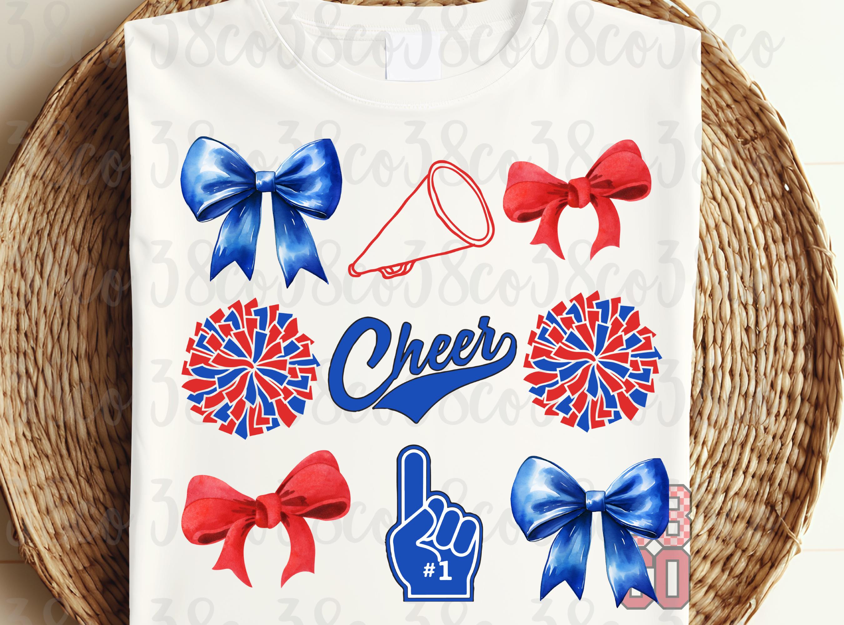 Red Cheer Coquette Png, Team Spirit Png, Custom Mascot, Cheer Coquette ...