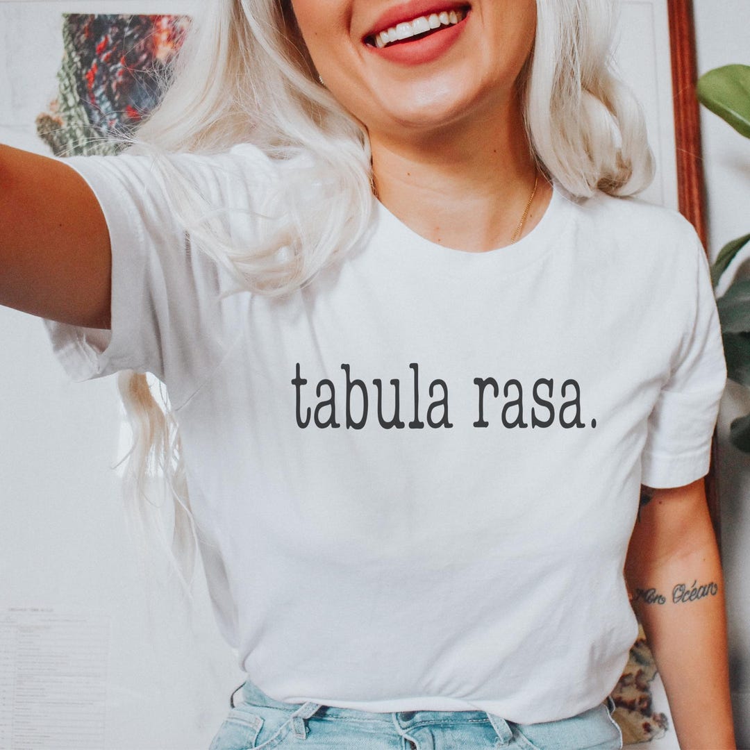 Tabula Rasa Comfort Colors® T-shirt, Latin Words Tee, Motivational ...