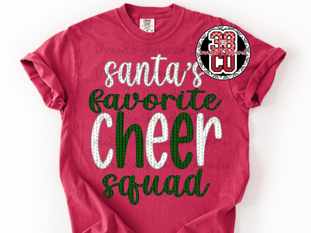 Christmas Cheerleader Png, Santas Favorite Png, Favorite Squad, School ...