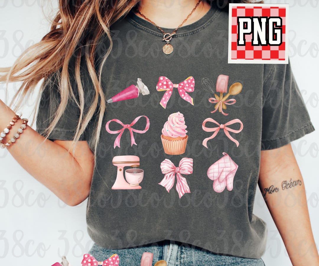 Custom Baking Coquette Png, Cooking Coquette Png, Baker Png, Custom ...
