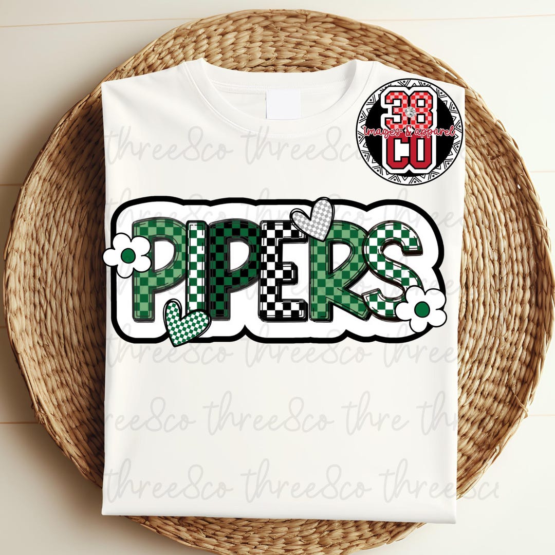 Custom Pipers Png, Custom Team Spirit Png, Custom Mascot Png, Retro ...
