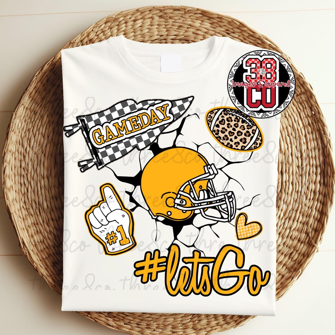 Retro Gameday Png, Checkered Football Png, Break Through Png, Football ...