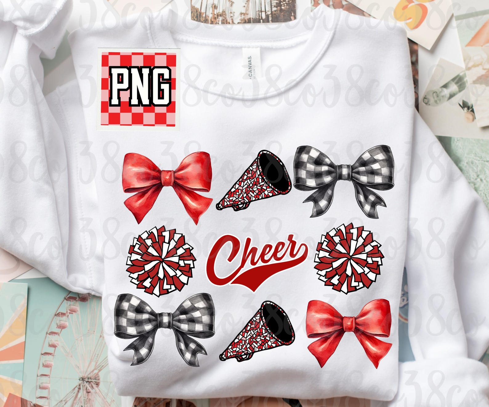 Red Cheer Coquette Png, Cheer Mom Png, Custom Cheerleading Png, Cheer ...