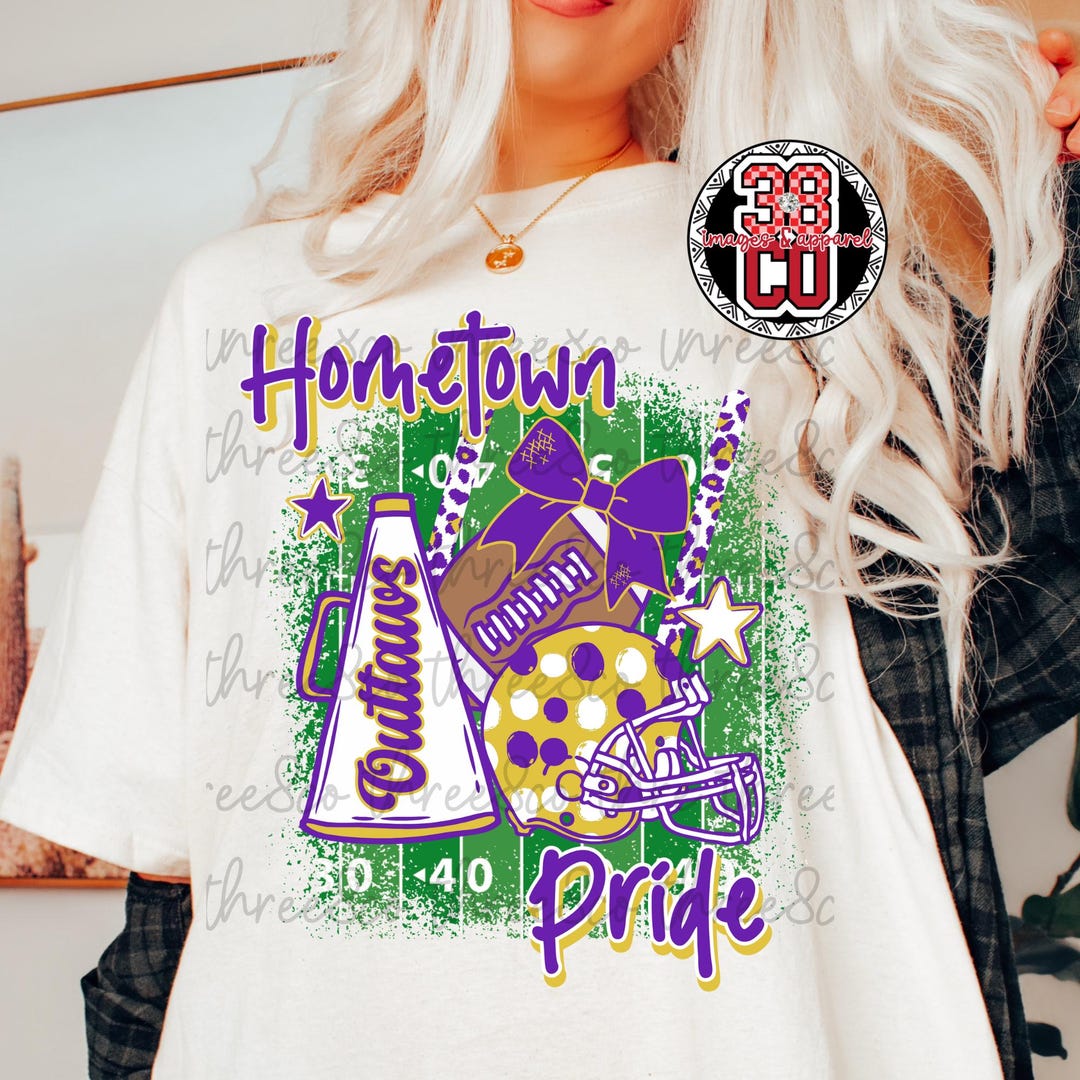 Purple Football Png, Team Spirit Png, Football Season Png, Gameday Png ...