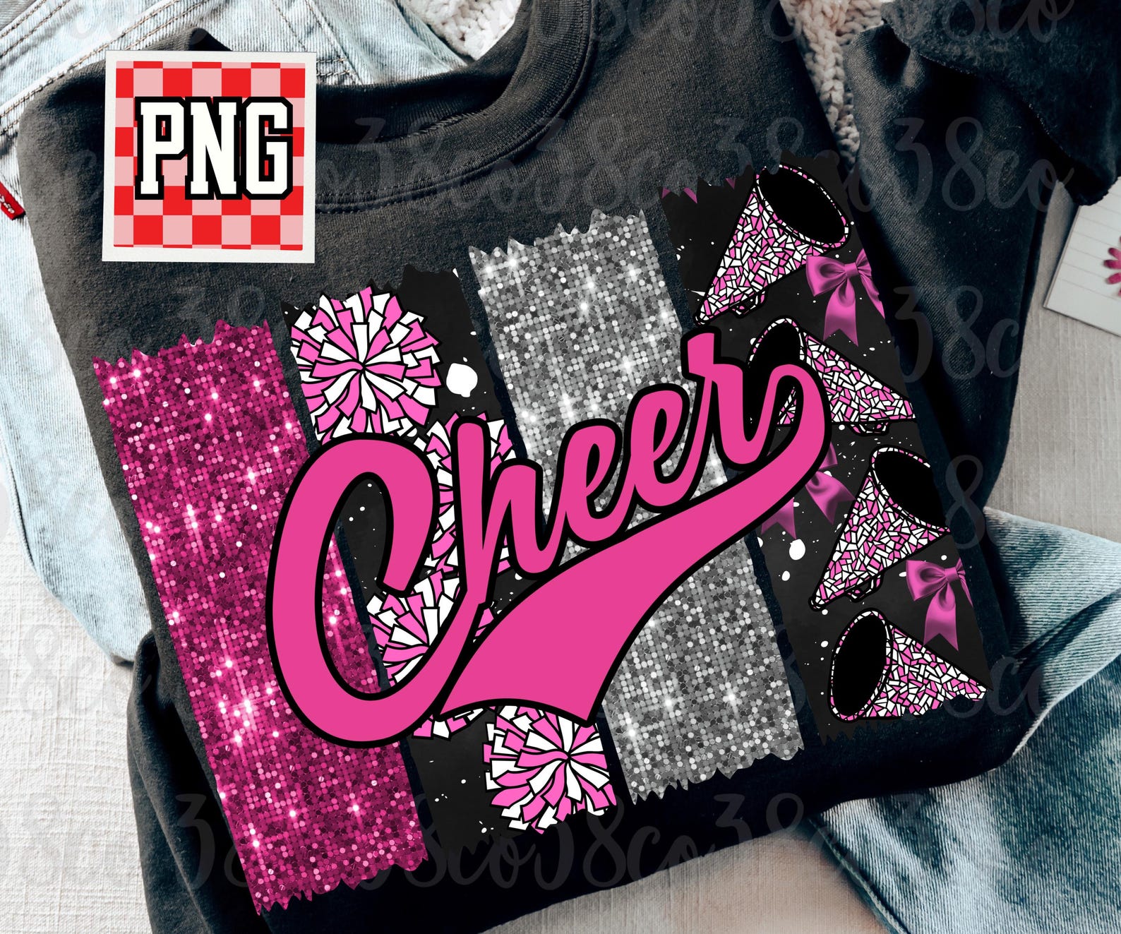 Pink Cheer Coquette Png, Team Spirit Png, Custom Mascot, Cheer Coquette ...