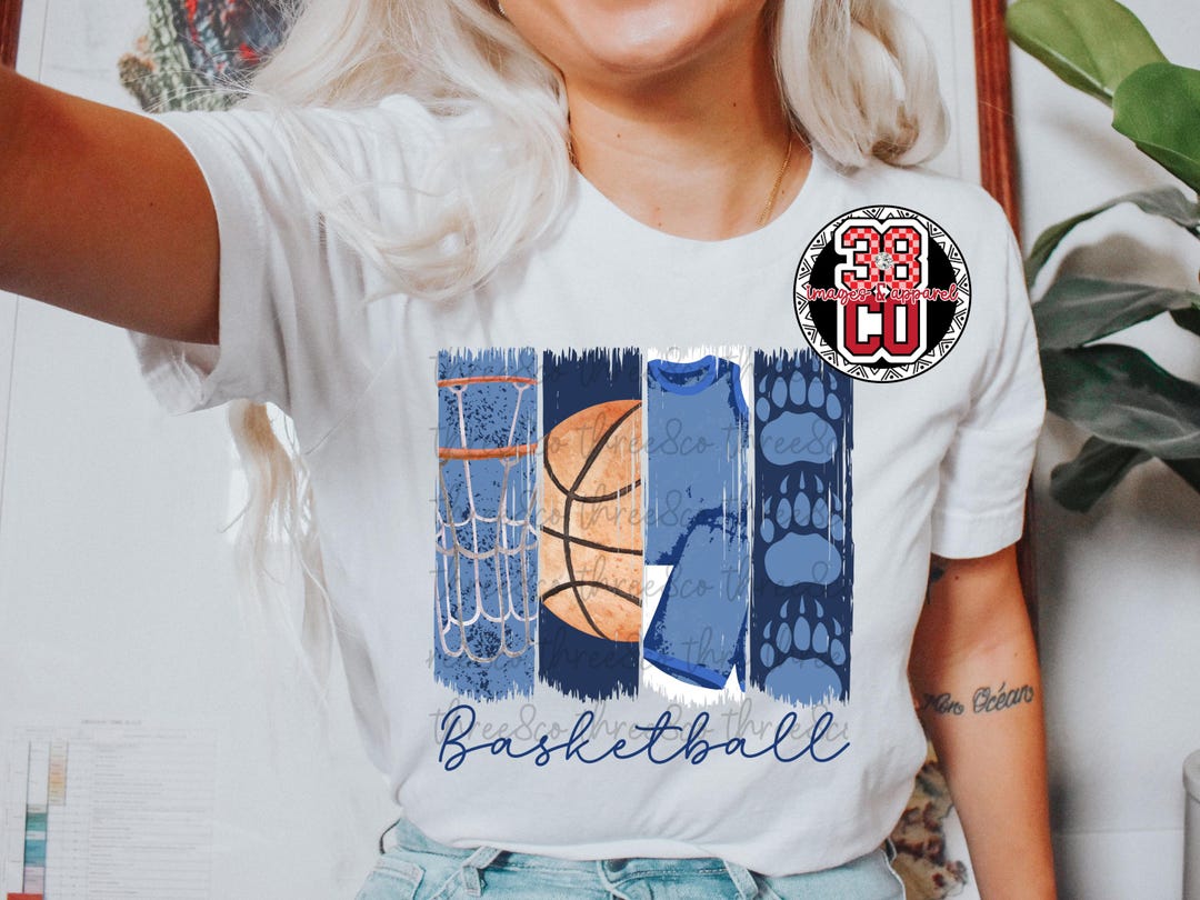 Basketball Coquette PNG, Basketball Brush Strokes Png, Bow Design for ...