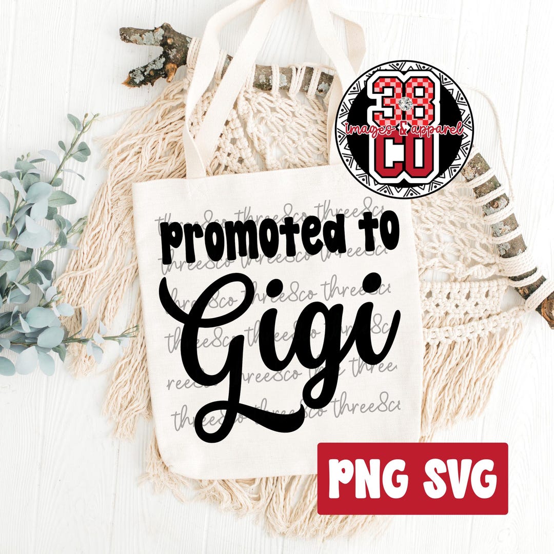 Gigi SVG, Cursive Name SVG for Cricut and Sublimation, New Grandma ...