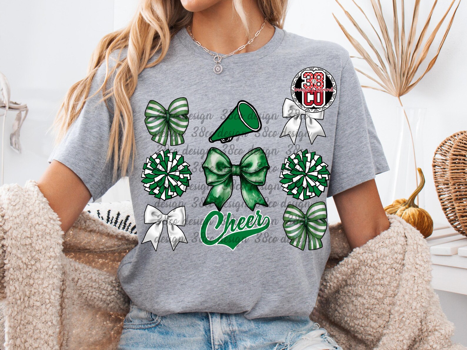Green Cheer Coquette Png, Team Spirit Png, Cheerleading Team, Cheer ...
