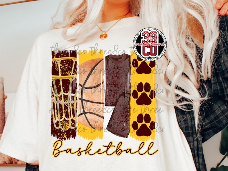 Maroon Gold Basketball PNG, Coquette Bow Design (digital Download) - Etsy
