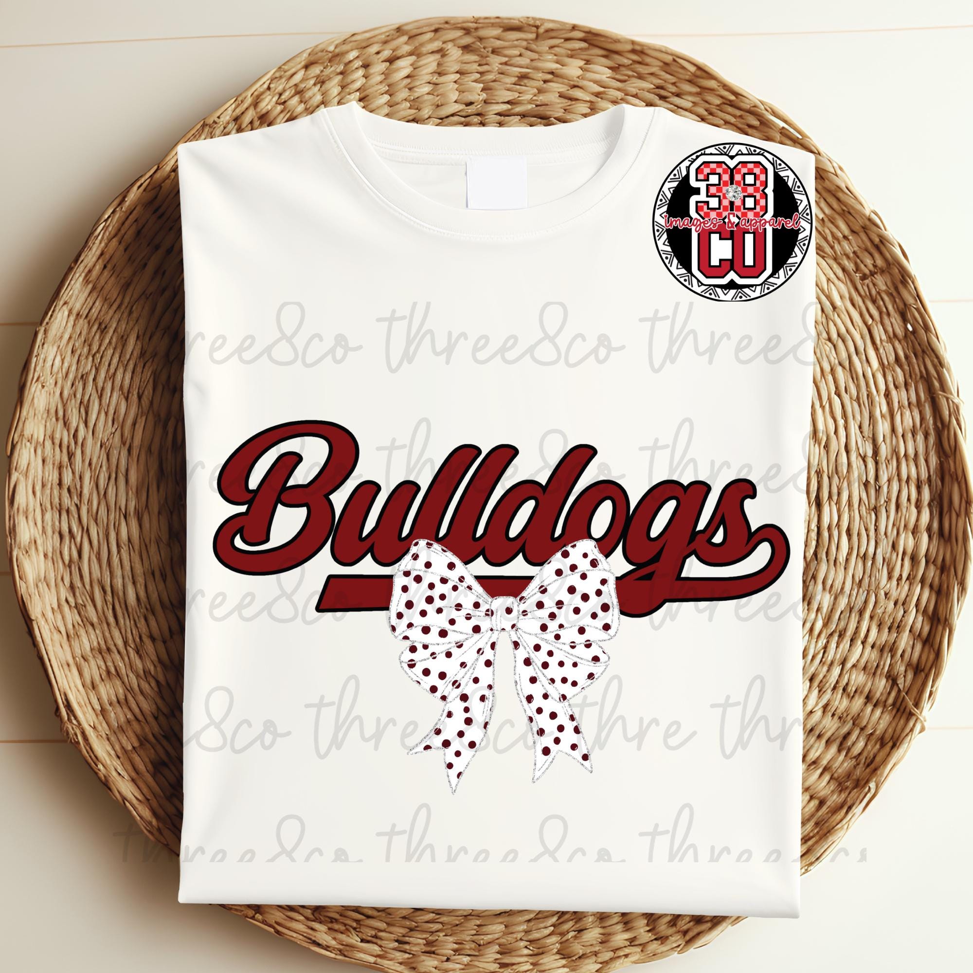 Maroon Bulldogs Png, Custom Team Spirit Png, Custom Mascot Png, Retro ...