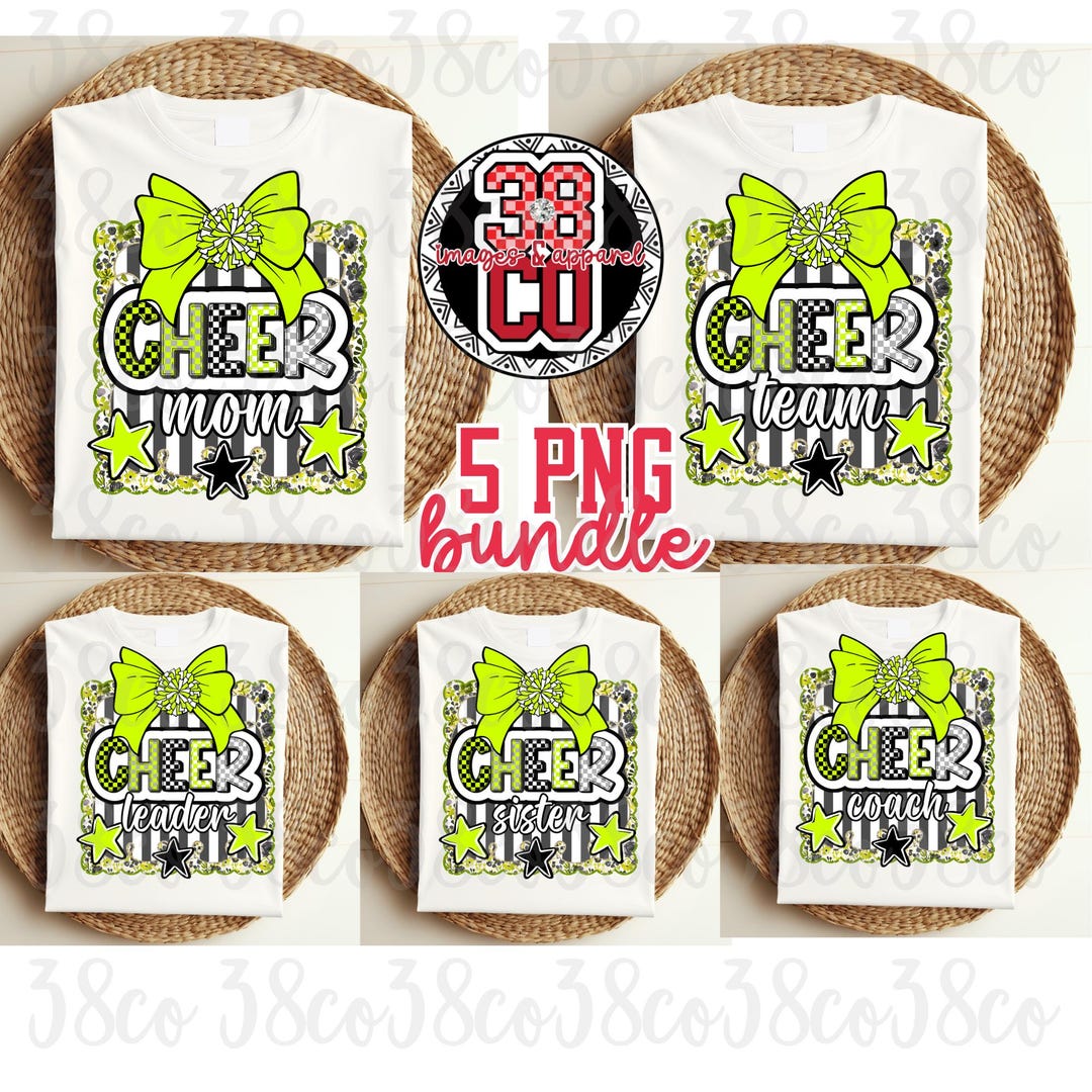 Cheerleading Bundle Png, Cheer Coach Png, Cheer Sister Png, Cheer Team ...