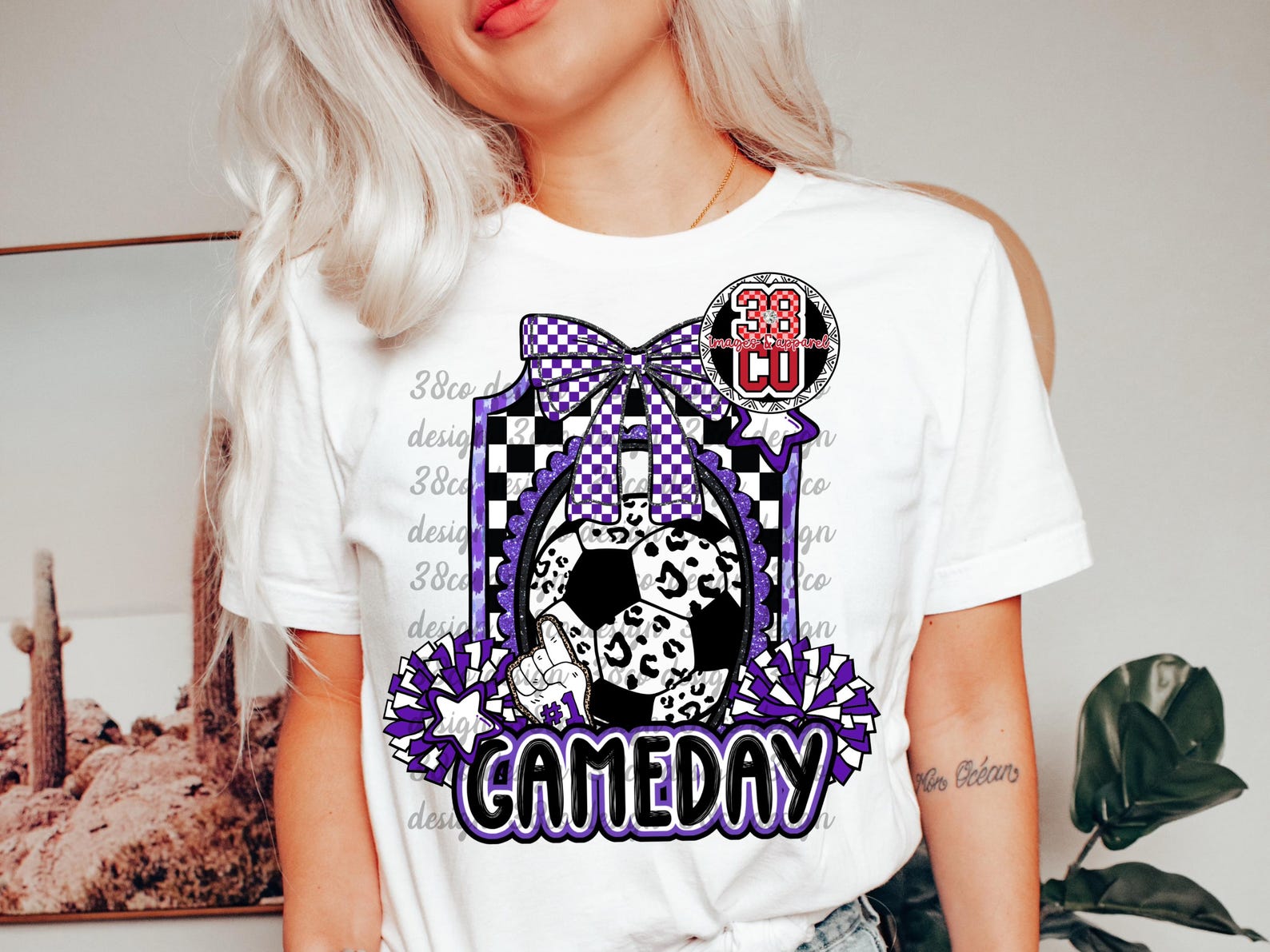 Purple Gameday Png, Team Spirit Png, Soccer Season Png, Gameday Png, Go ...