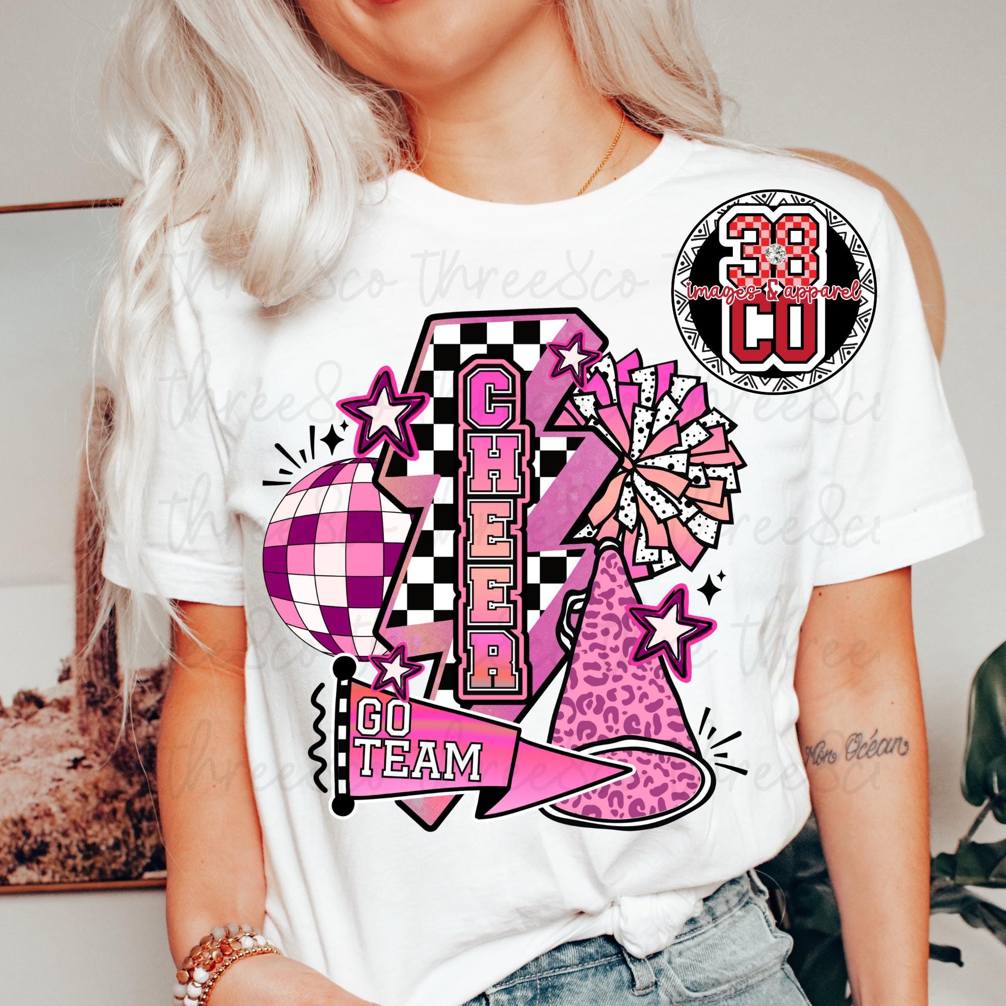 Pink Cheer Coquette Png, Team Spirit Png, Custom Mascot, Cheer Coquette ...