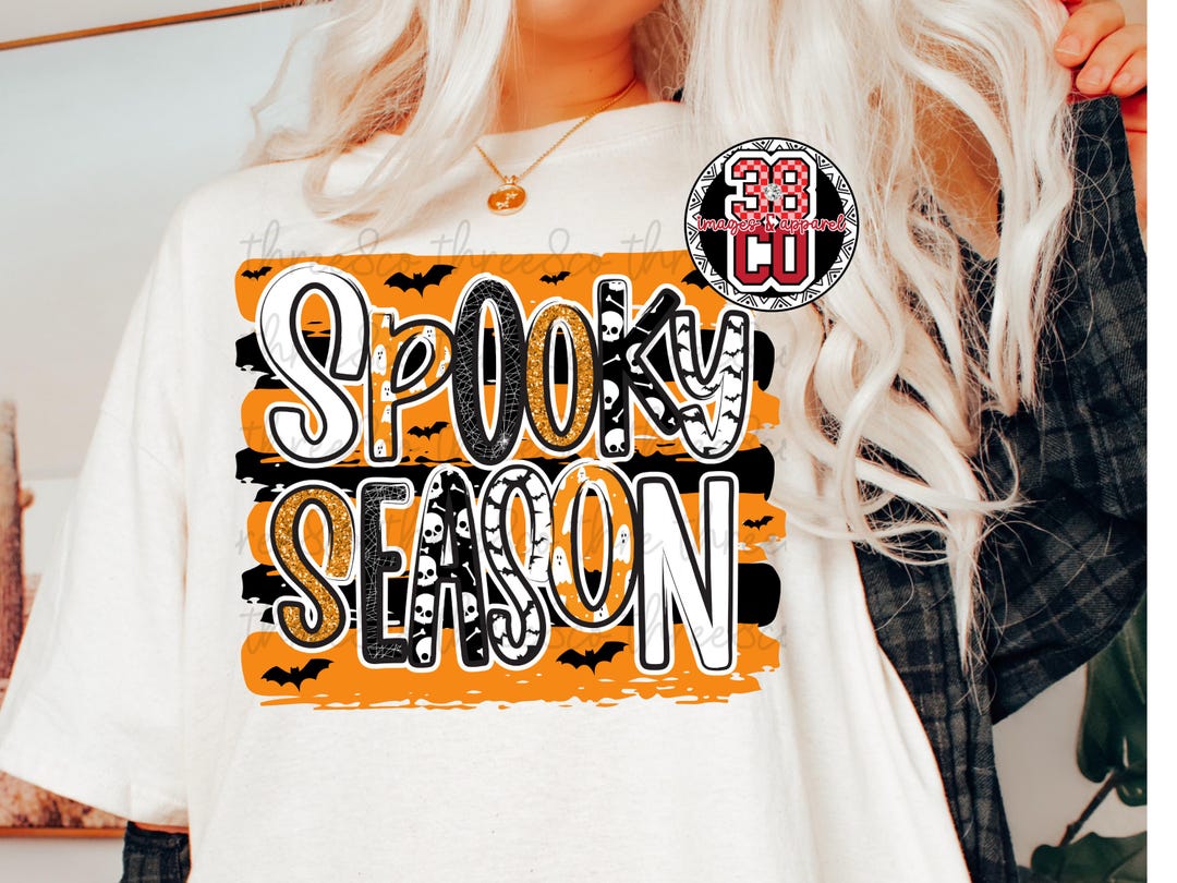 Spooky Season Png, Halloween Png, Preppy Halloween Png, Trendy ...
