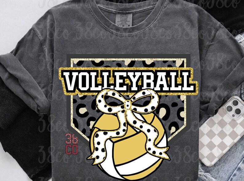 Leopard Volleyball Design, Custom Volley Png, Trendy Volleyball Pattern ...