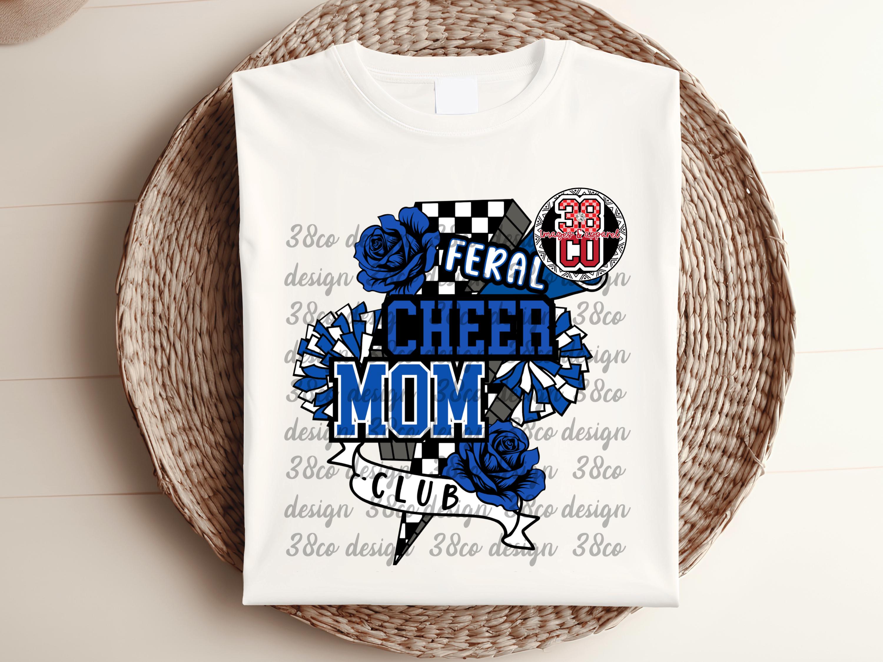 Feral Cheer Mom Png, Cheerleading, Retro Mama Png, Mom Club Png ...